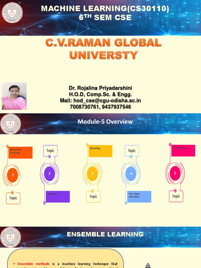 ML Module 5 2022 PDF | PDF | Statistics | Emerging Technologies