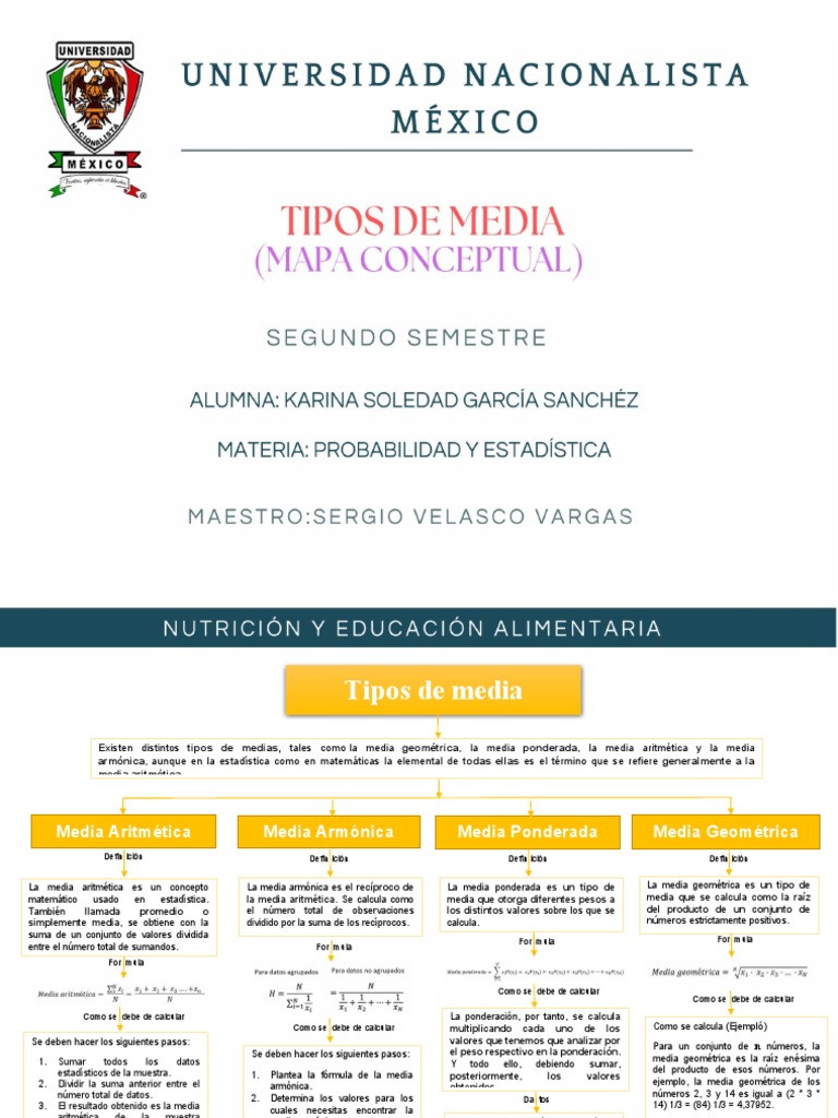 Tipos de Medias en Estadística | PDF