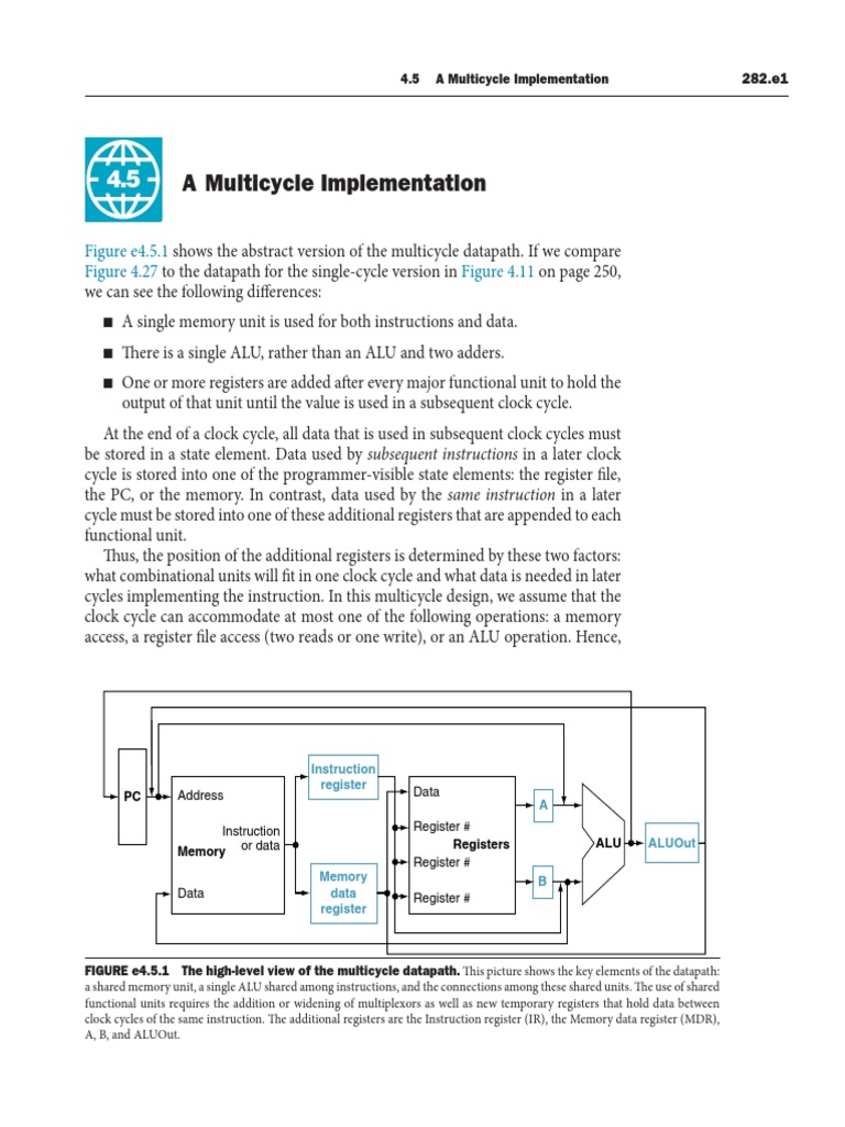 Multicycle RISCV | PDF | Central Processing Unit | Electronic Engineering