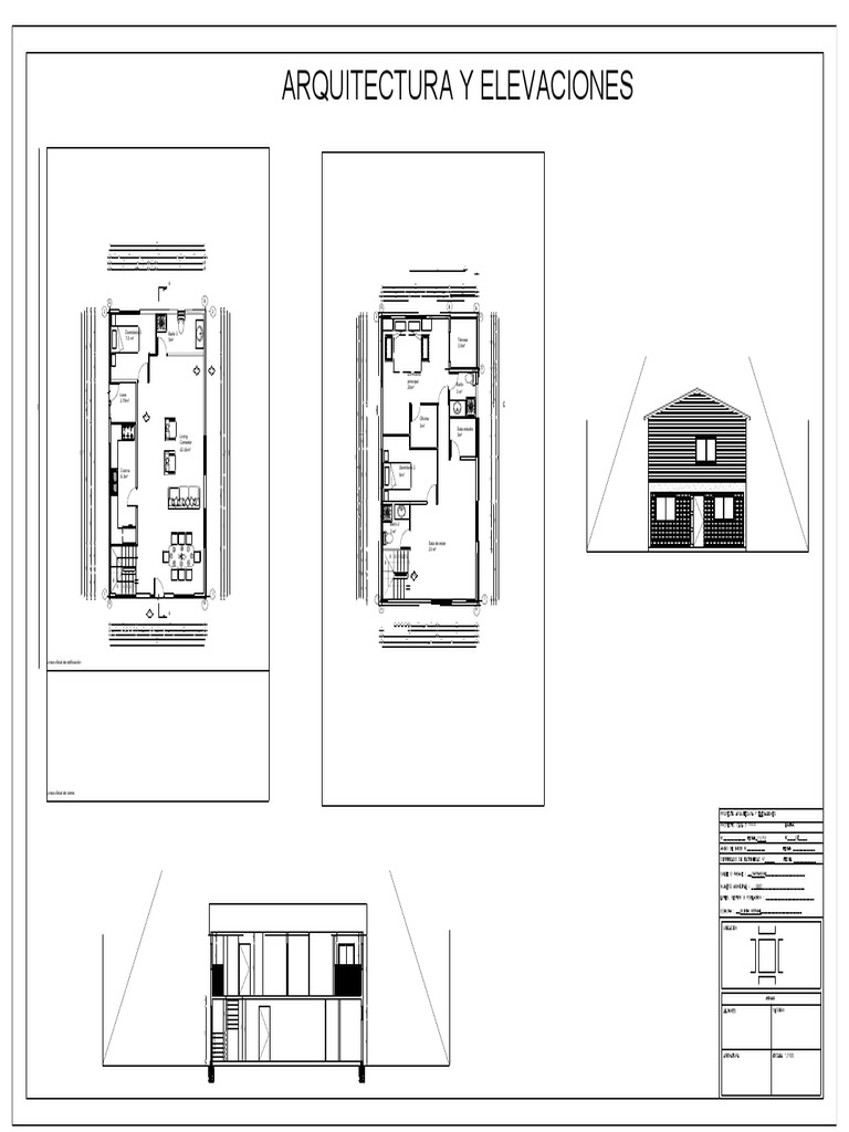 Plano Elevaciones | PDF