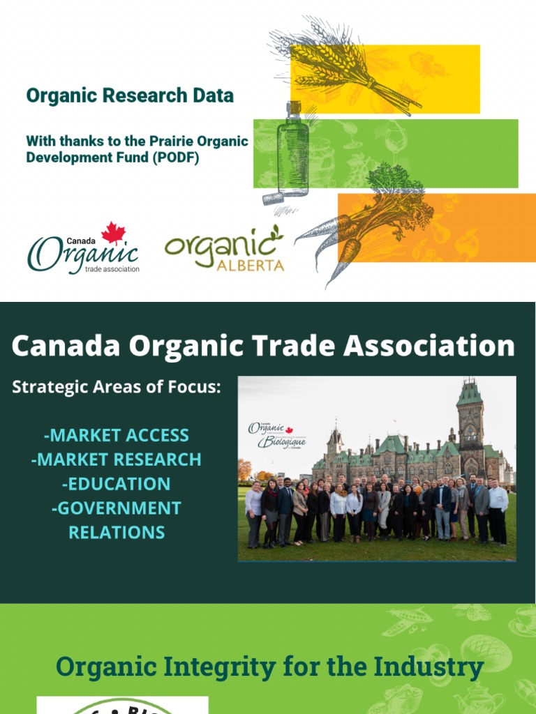 COTA Organic Alberta Presentation 2023 | PDF | Organic Foods | Agriculture