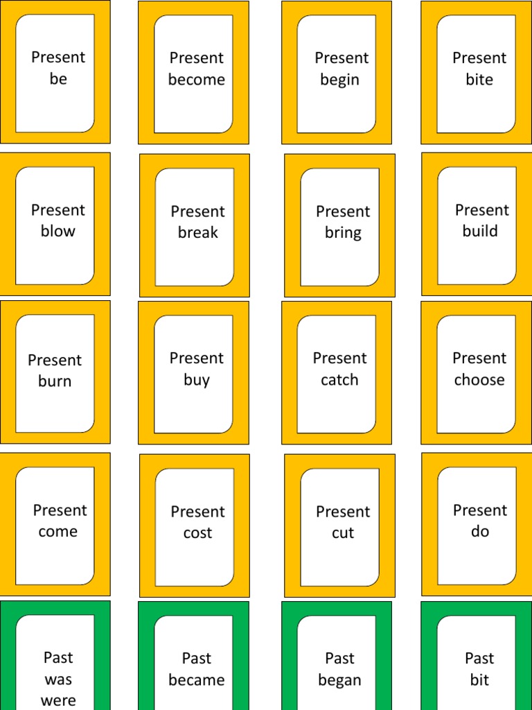 uno 2 eso irregular verbs.pdf | PDF