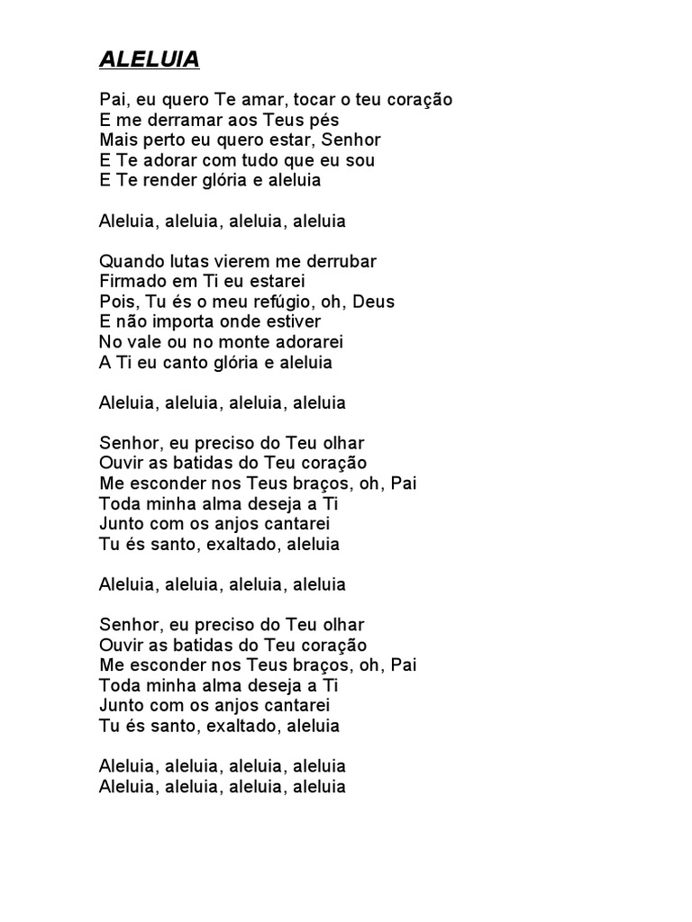 ALELUIA | PDF