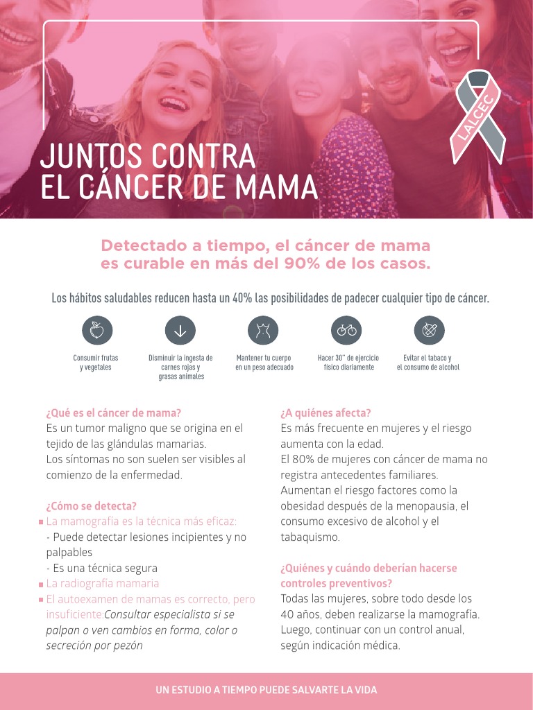 Folleto MAMA PDF | PDF | Cáncer de mama | Medicina CLINICA