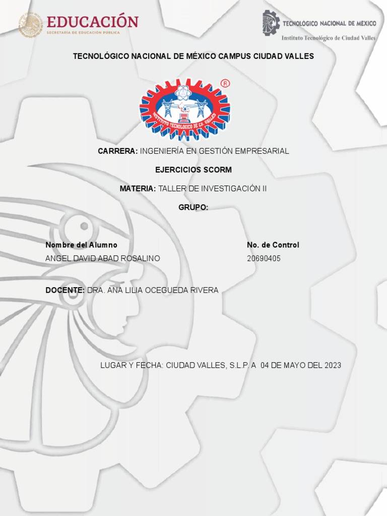 Equipogris - Abad - Ejercicios Scorm | PDF Equipogris - Abad - Ejercicios Scorm | PDF