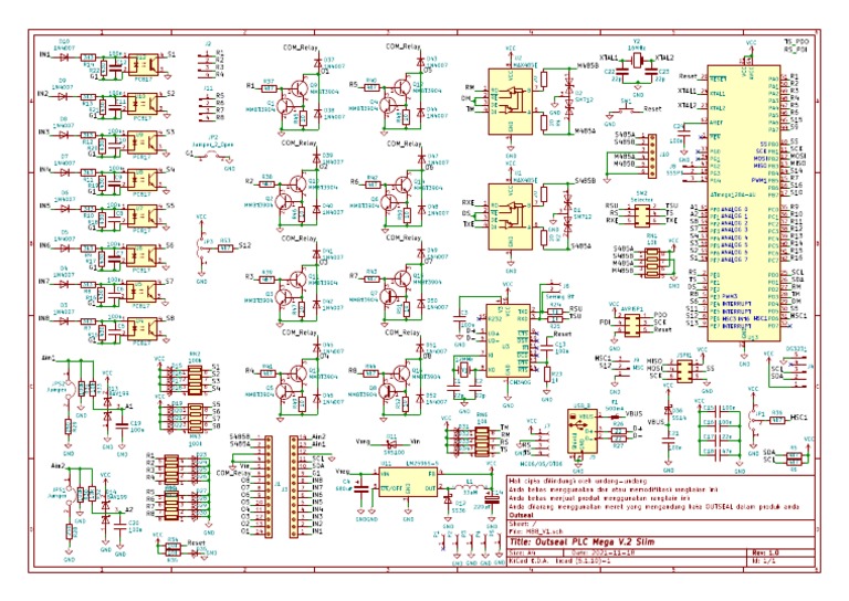 Schematic Diagram for a Microcontroller-Based Circuit with Relay ...