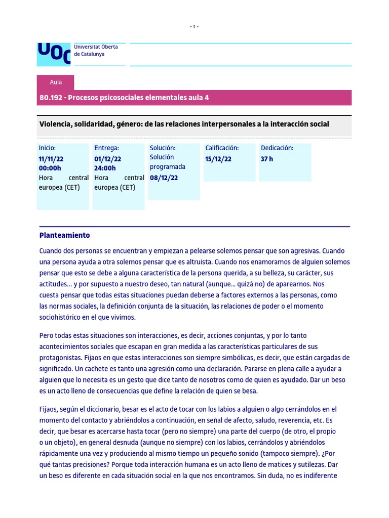 FP Pec 3 | PDF | Aprendizaje | Sicología