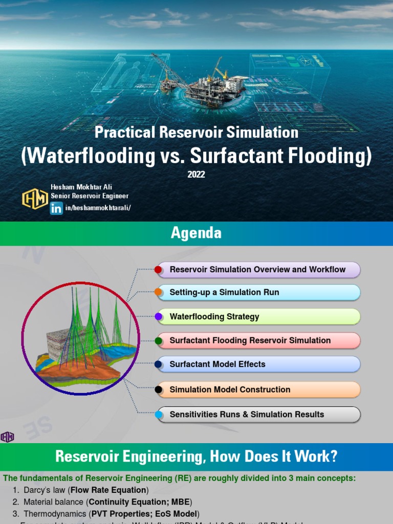 Surfactant vs. Waterflooding Simulation | PDF | Petroleum Reservoir ...