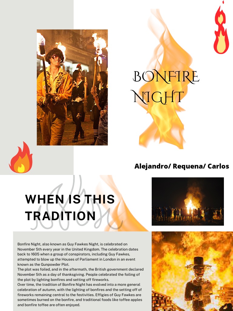 Bonfire Night PDF | PDF | Guy Fawkes | Seasonal Traditions