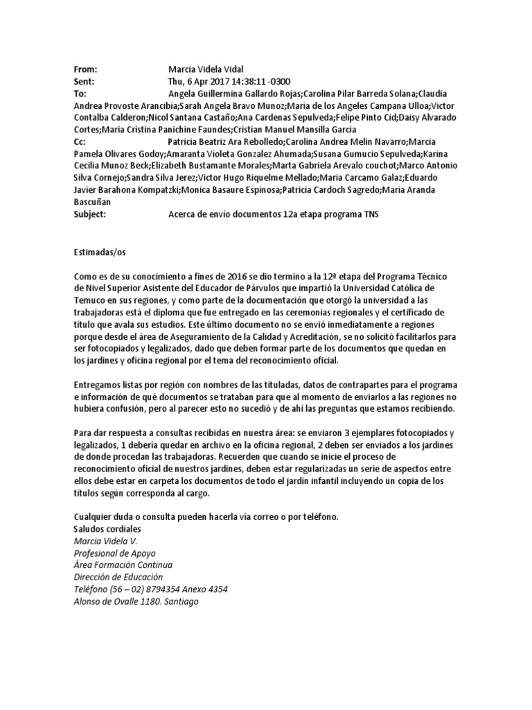 12a Etapa Programa TNS | PDF