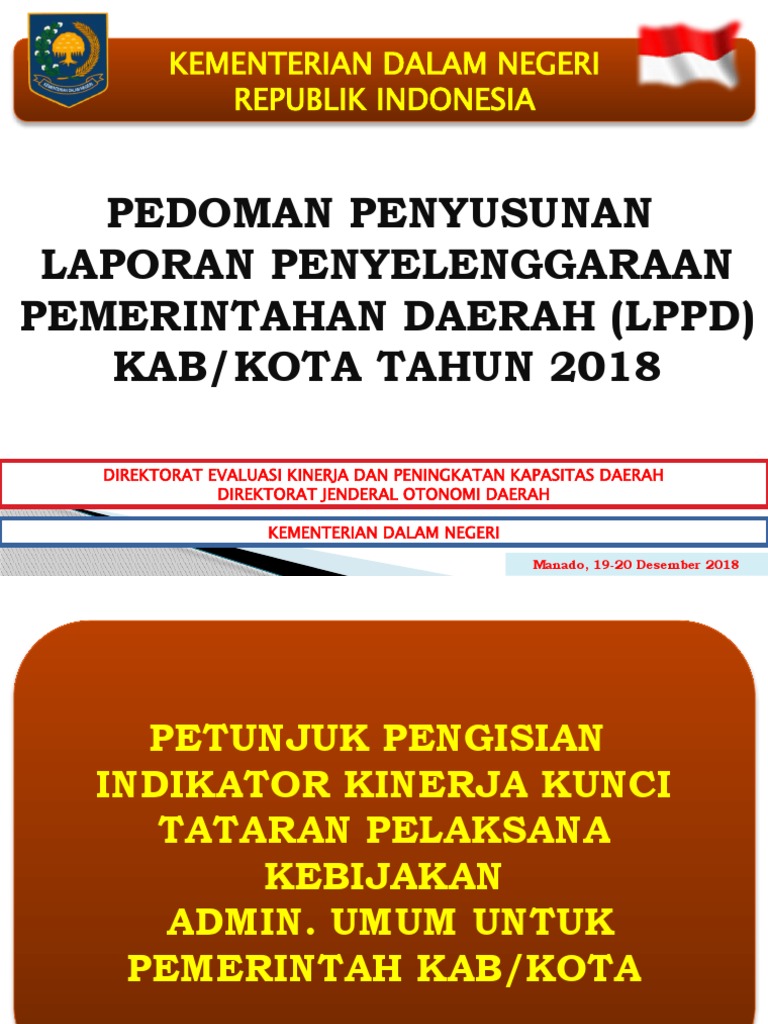 Paparan Pedoman Teknis Penyusunan LPPD Kab-Kota 2023 (Lampiran II) | PDF | Karier & Perkembangan ...