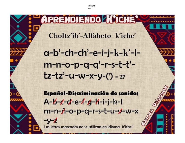 Alfabeto Kiche | PDF
