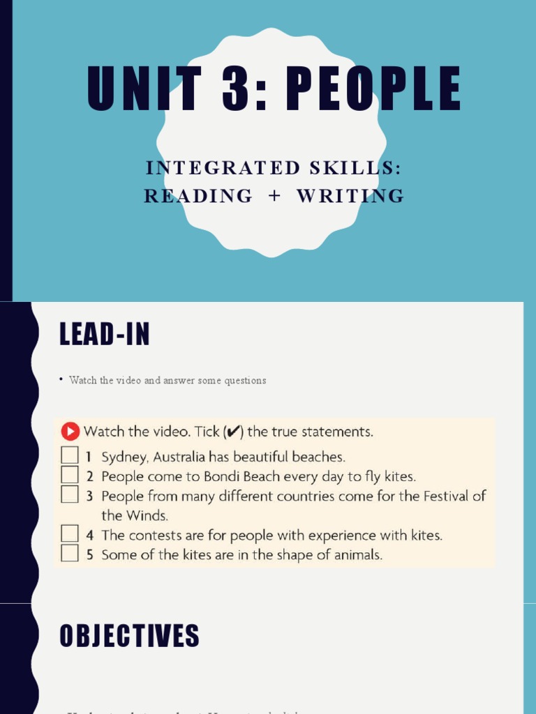 Unit 1 Lesson 4 (RW) | PDF | Noun | Semantic Units