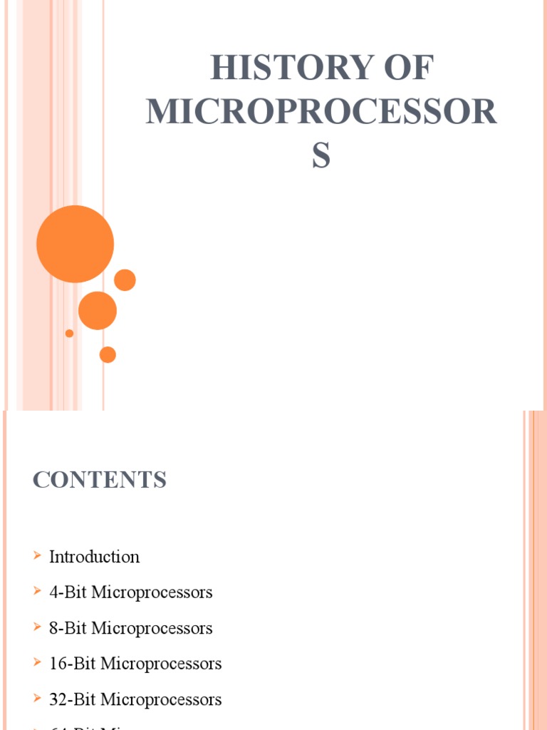 2 History of Microprocessors | PDF