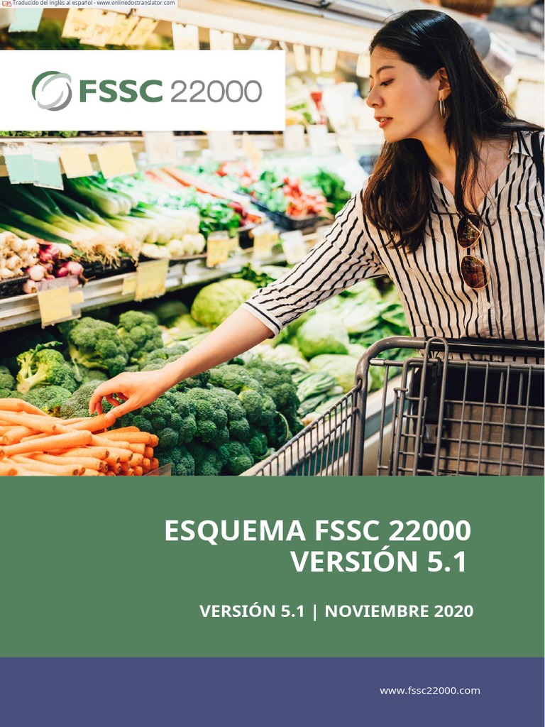 FSSC 22000 Scheme Version 5.1 - PDF - En.español PDF | PDF