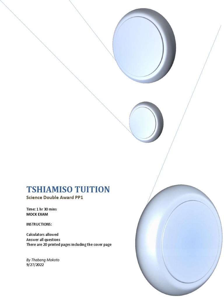 Sda Mock PP1 - Tshiamiso | PDF | Teaching Methods & Materials | Home & Garden