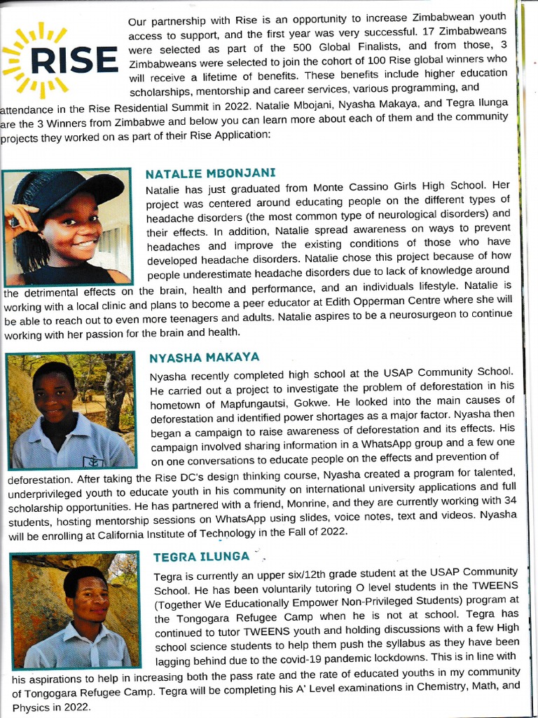 Rise 2021 Winners | PDF