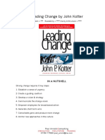 HBR - Leading Change Why Transformation Efforts Fail - KOTTER | PDF ...