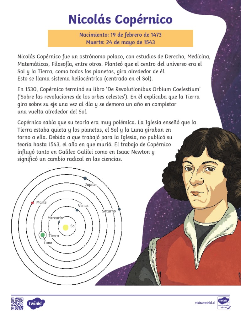 CL Cs 1680116697 Ficha Informativa Nicolas Copernico - Ver - 2 | PDF