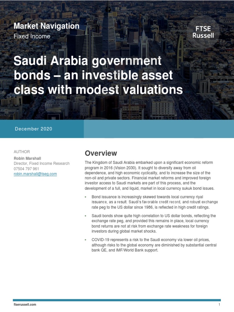 Saudi Arabia Government Bonds Final PDF | PDF