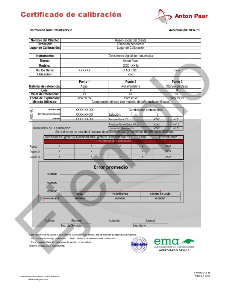 Ejemplo de Certificado | PDF
