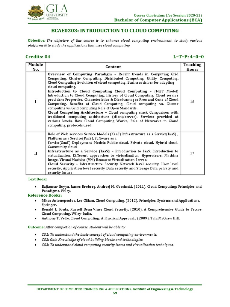 Introduction To Cloud Computing | PDF