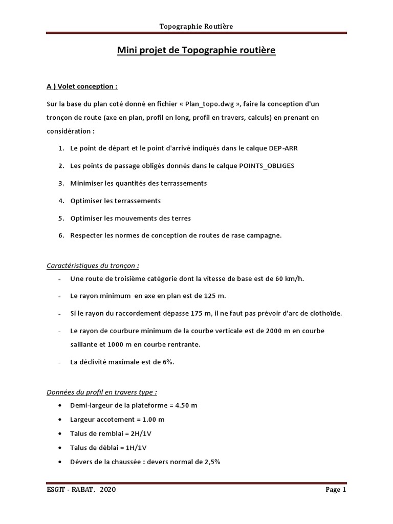 Mini-Projet 2020 | PDF