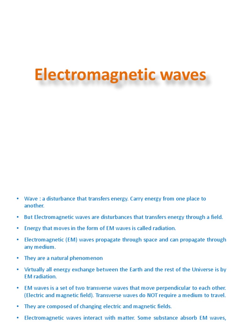 Electromagnetic Waves | PDF