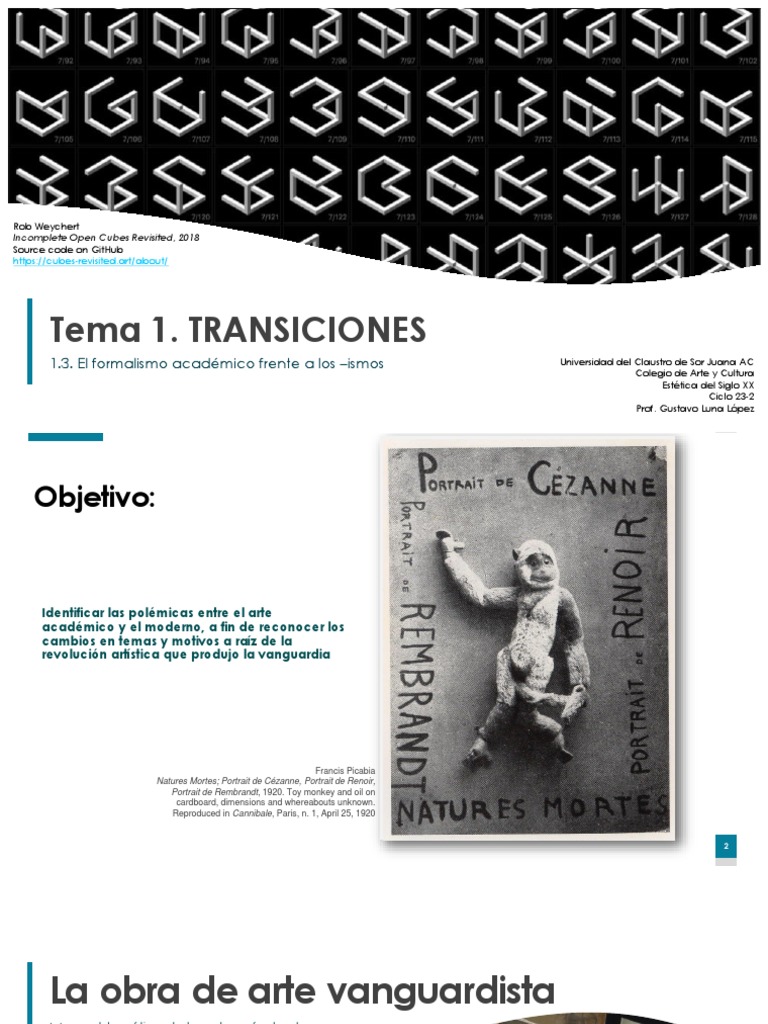 El Formalismo Académico Frente A Los - Ismos | PDF