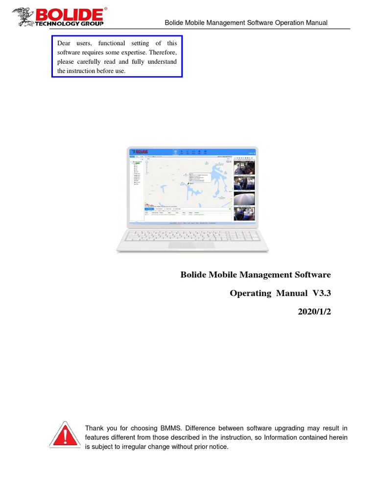 BMMS Client Operation Manual V3.3 PDF | PDF | Video | Computer File