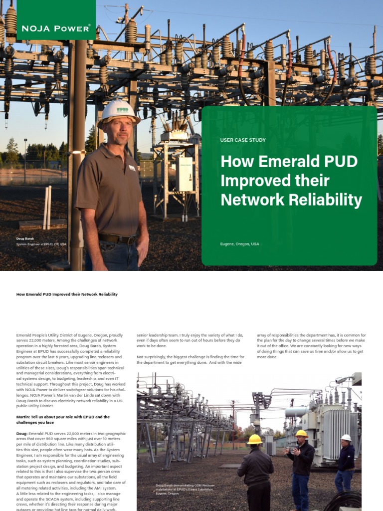 NOJA Power EPUD Case Study PDF | PDF | Electrical Substation ...