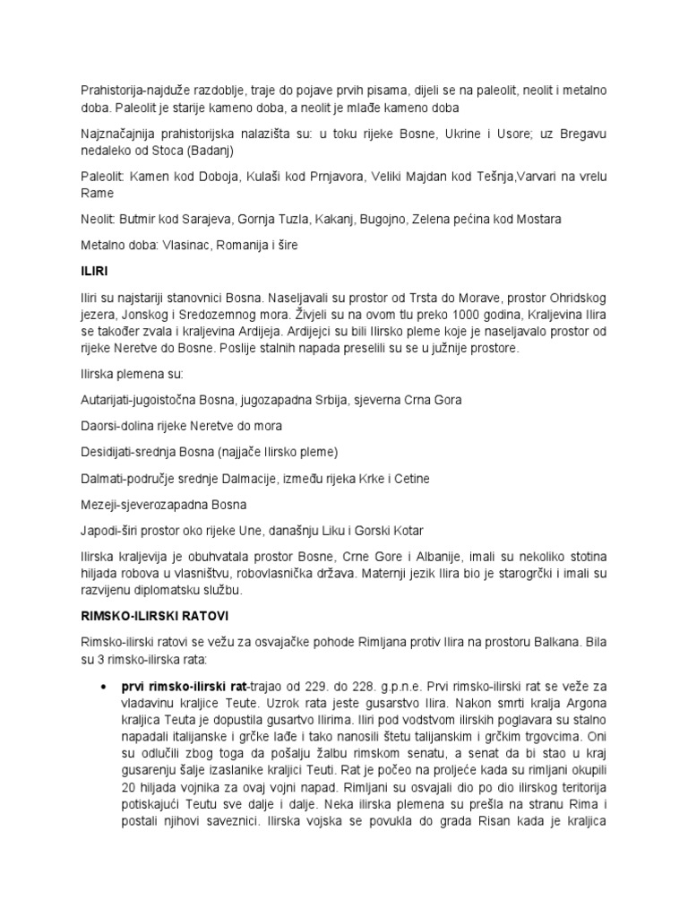 Historija Bosne I Hercegovine | PDF