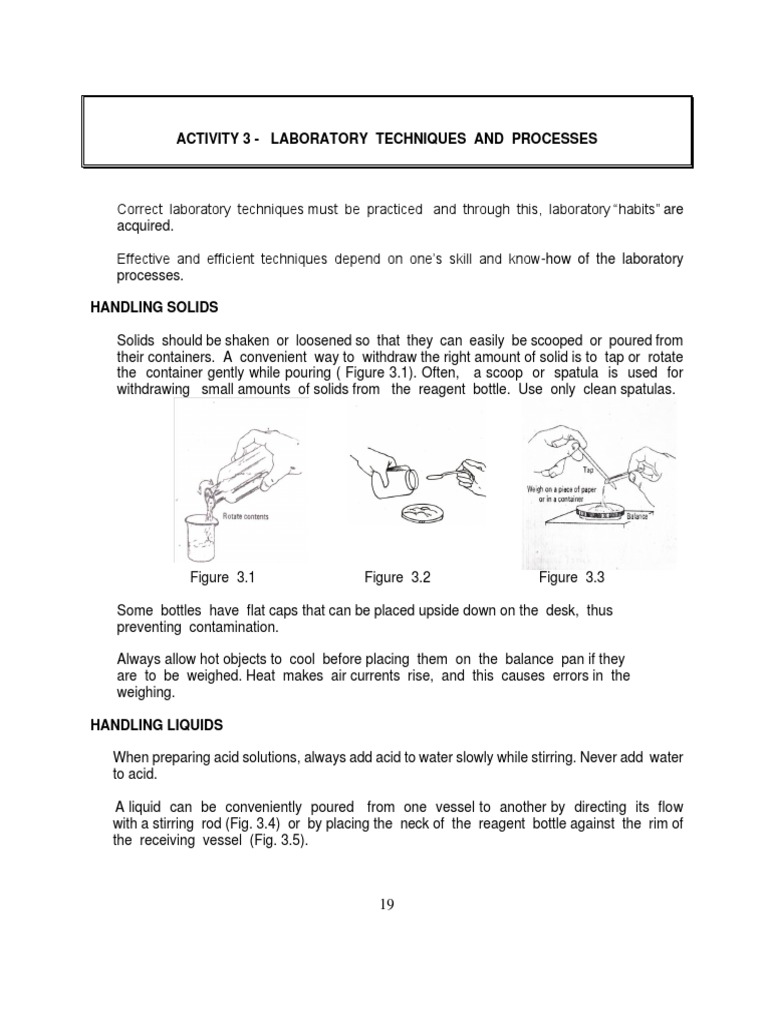 Laboratory Techniques and Processes | PDF | Home & Garden | Technology ...