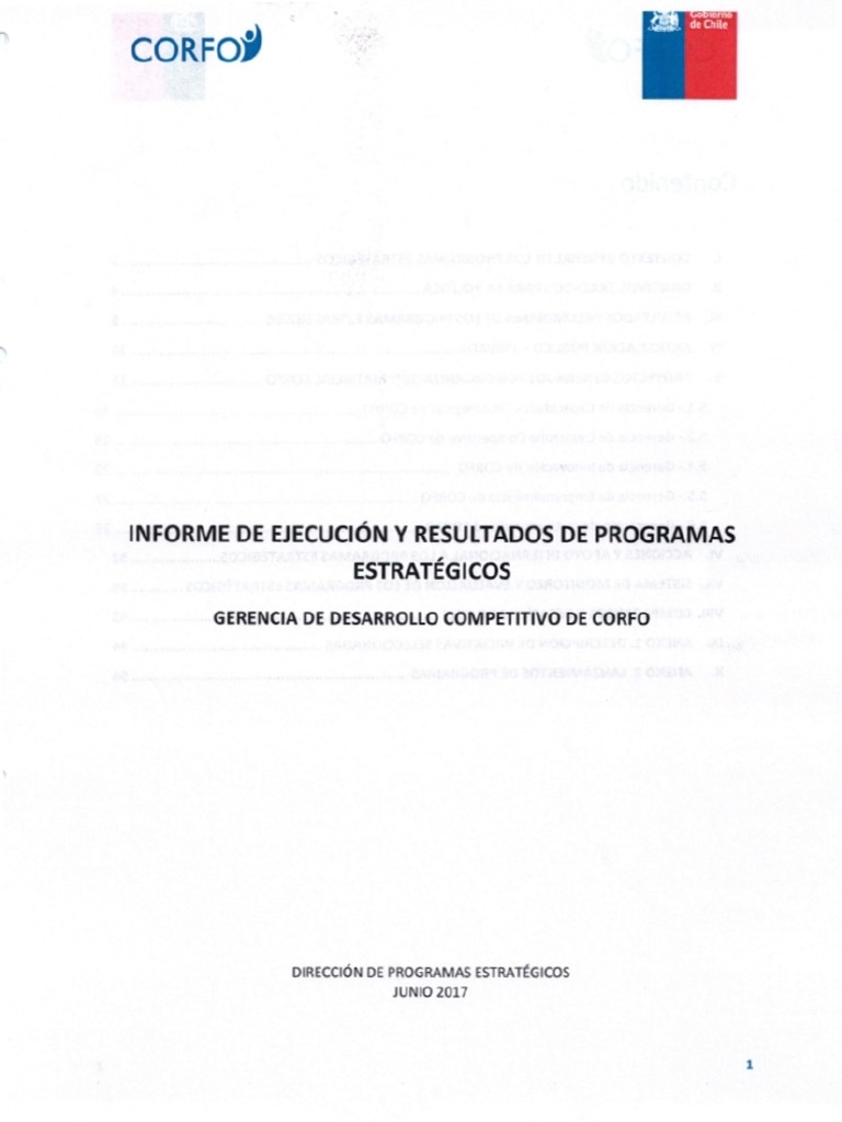 Informe de Ejecucion y Resultados de Programas Estrategicos | PDF