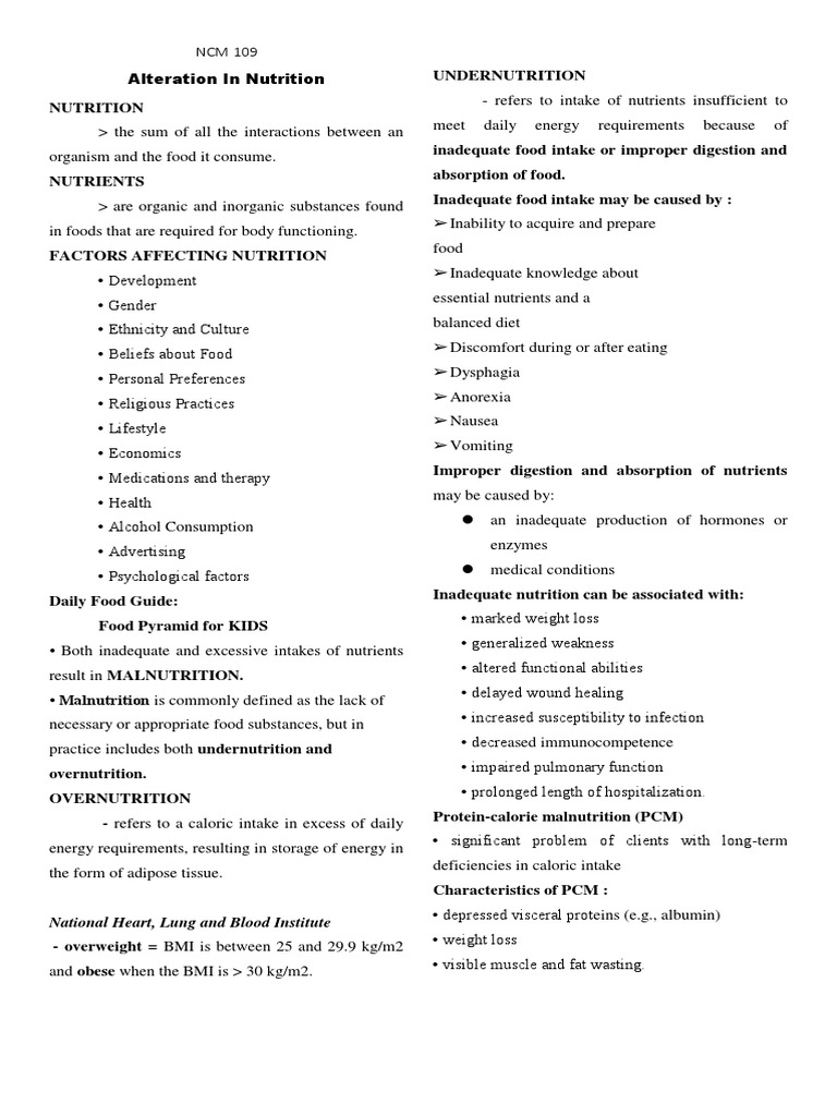 NCM 109 - Finals Compilation | PDF