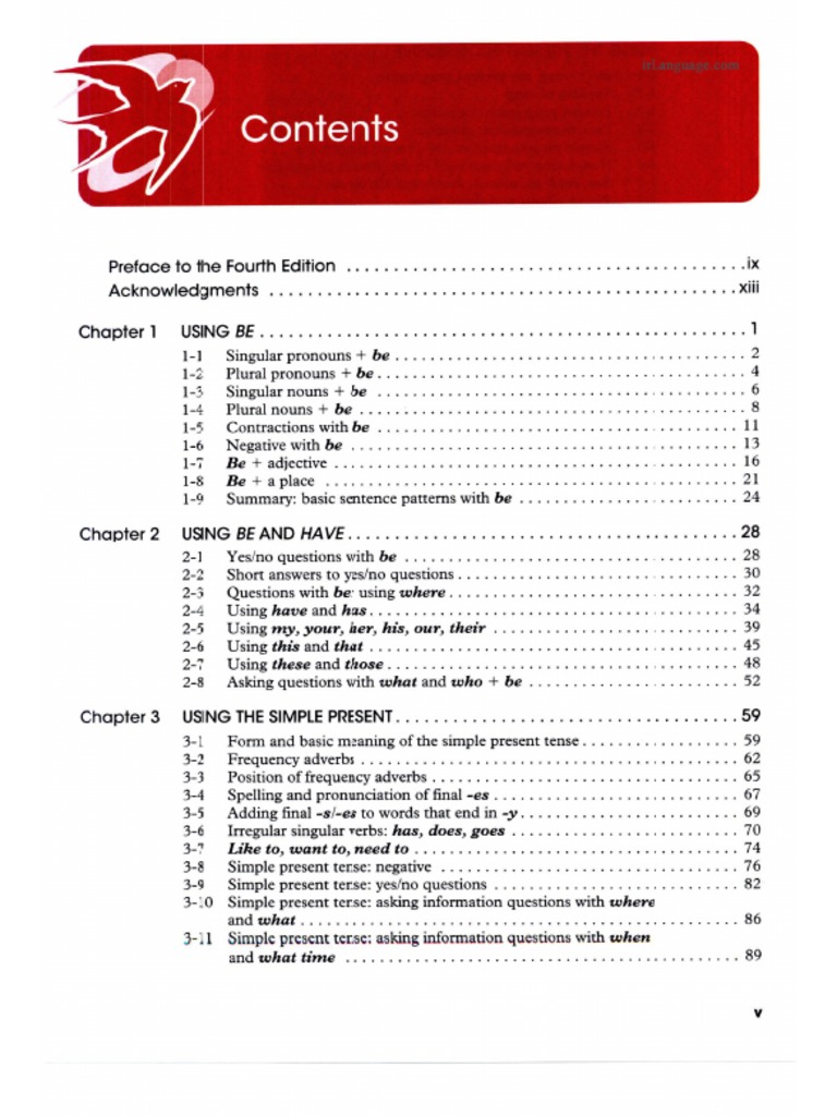 Basic English Grammar 4th Betty Azar-4-9 PDF | PDF