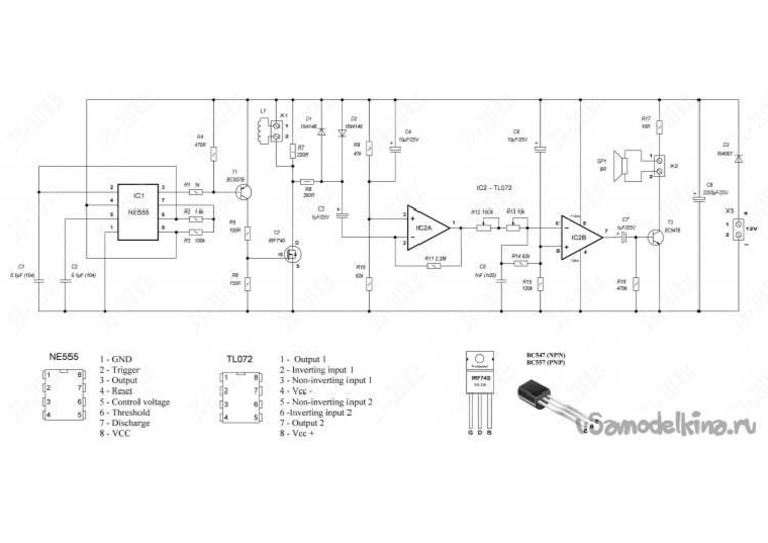 Simple Metal Detector Ne555 | PDF