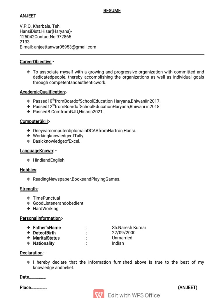 Anjeet_Resume.pdf | PDF