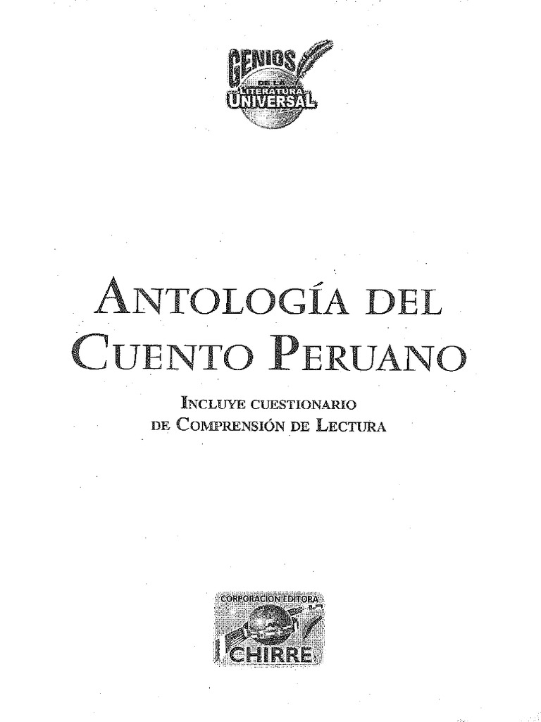 Antologia Del Cuento Peruano PDF | PDF