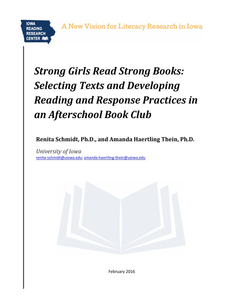 Strong Girls Read Strong Books | PDF | Gender | Gender Studies