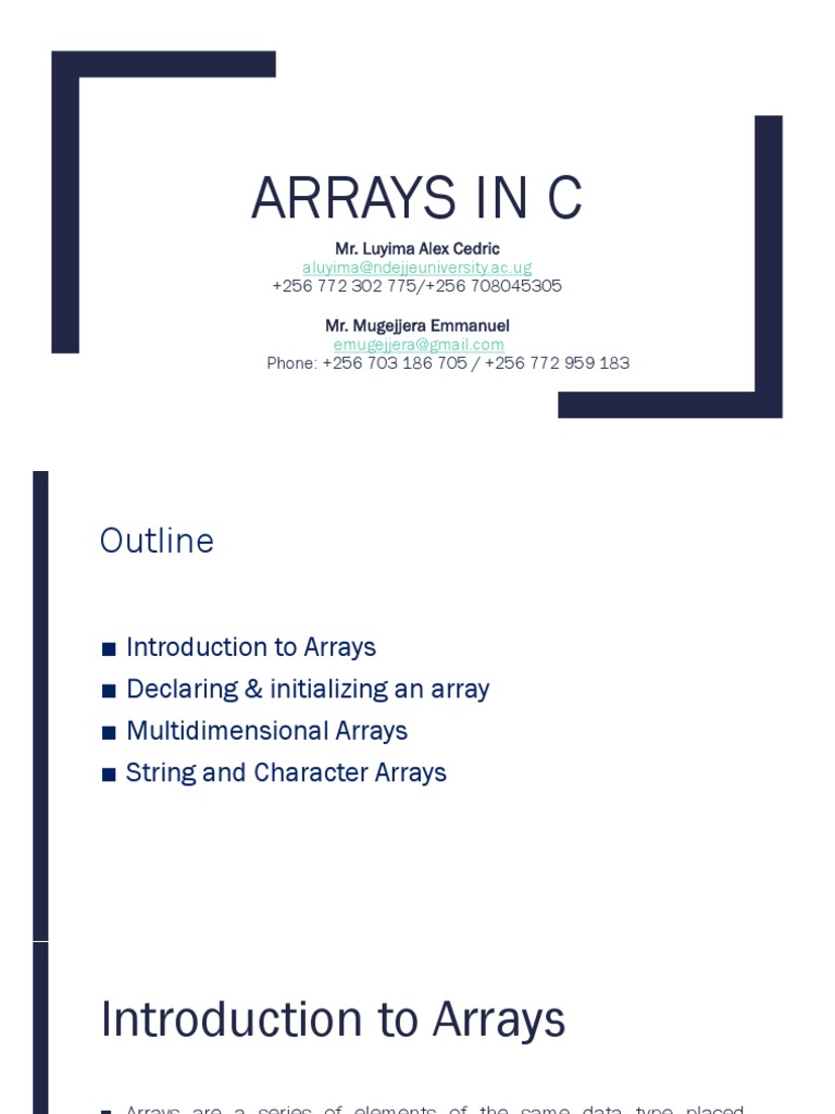 Arrays In C Pdf Pdf String Computer Science C Programming Language 1232