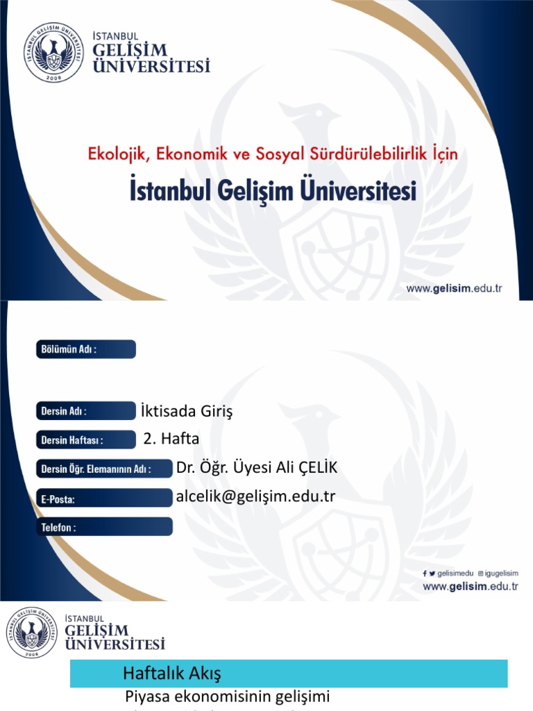 Iktisada Giris-2.hafta PDF | PDF