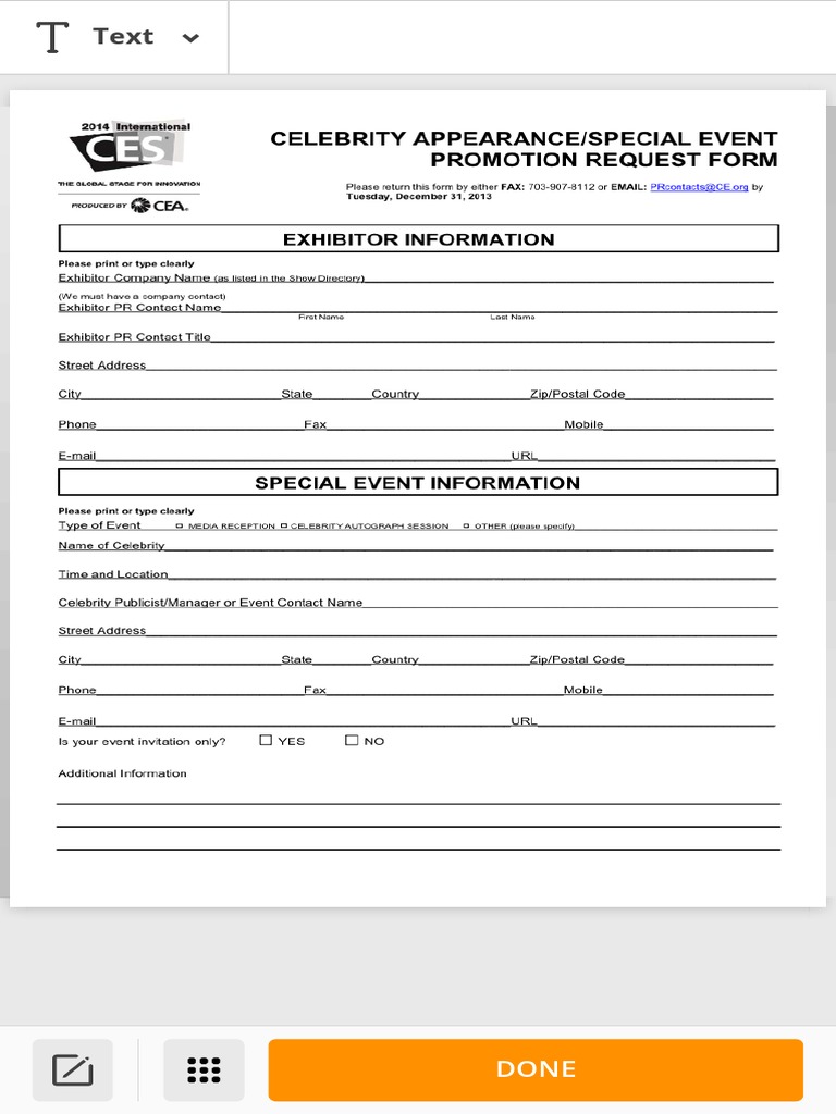 PDFfiller - Celebrity Format PDF | PDF