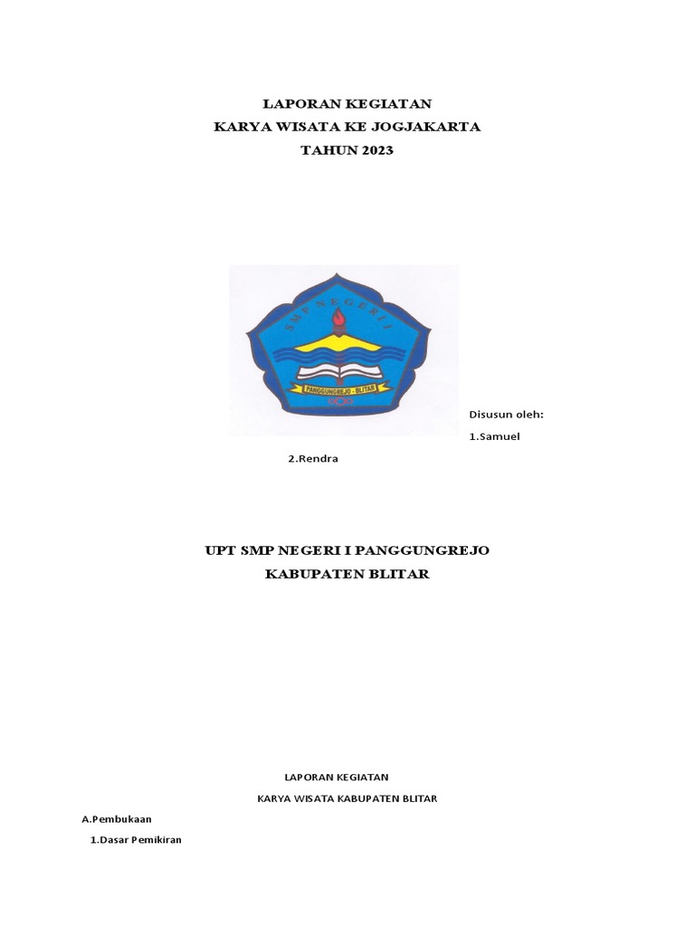 Laporan Kegiatan Karya Wisata-2 | PDF