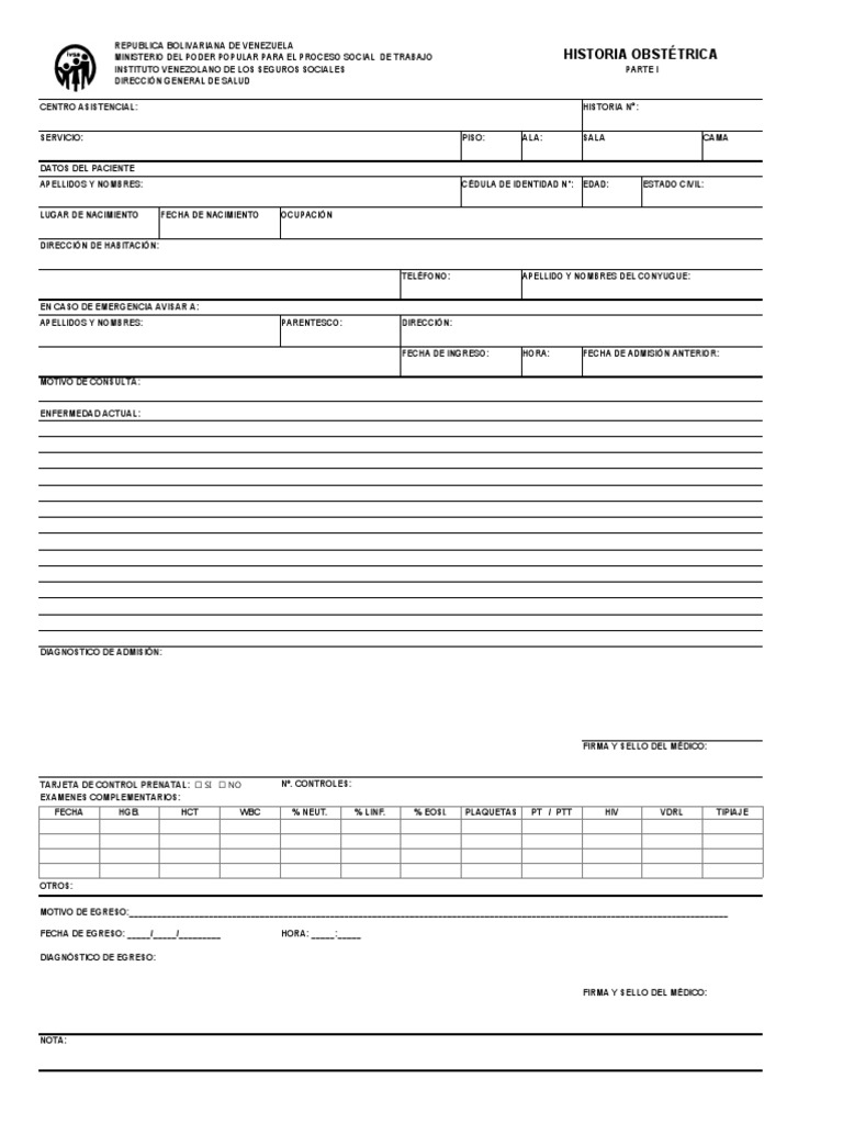 Formatos IVSS Venezuela | Descargar gratis PDF | Medicina | Ciencias de ...
