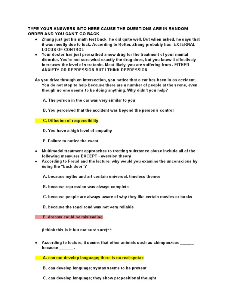 Psych Final Answers Pdf Pdf