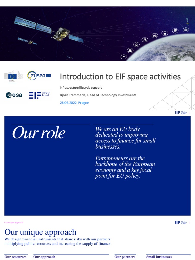 7 - Introduction To EIF Space Activities - Bjorn Tremmerie PDF | PDF