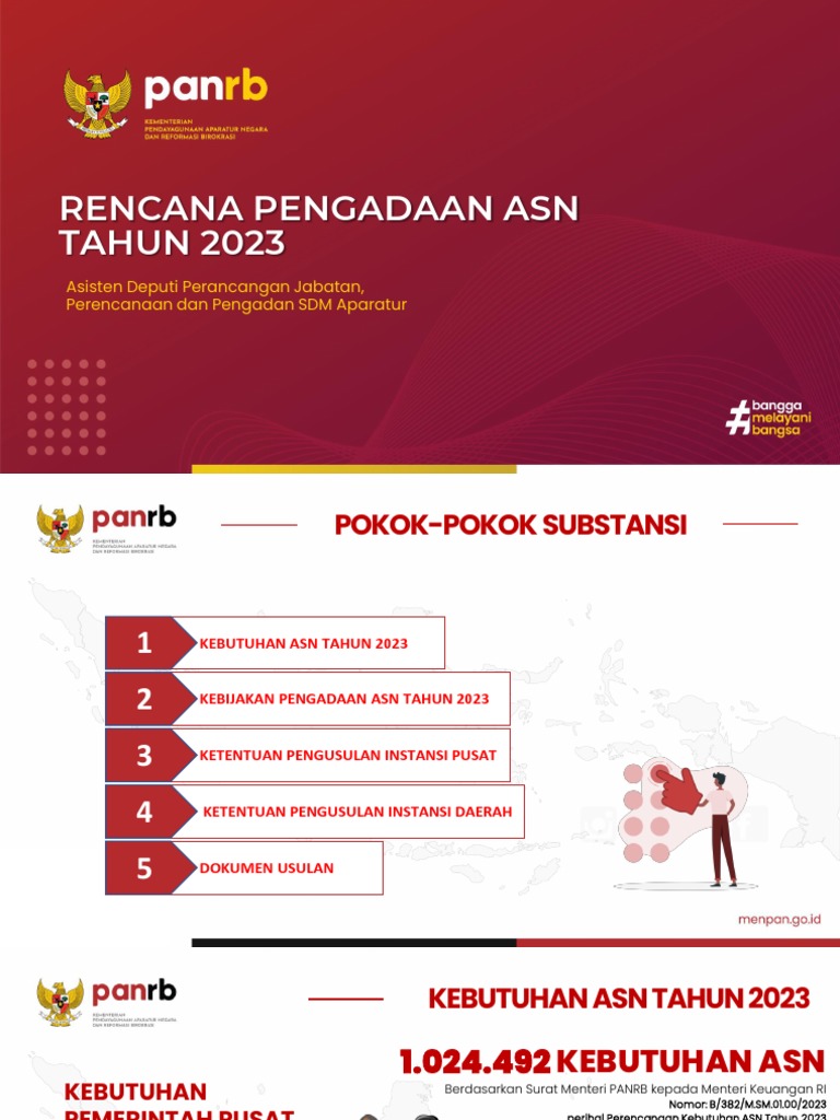 Materi Sosialisasi Mekanisme Pengusulan Formasi Dalam Pengadaan PPPK Tenaga Kesehatan Tahun 2023 ...