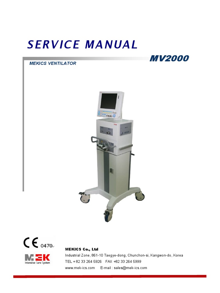 Mekics Mv2000 Service Manual | PDF