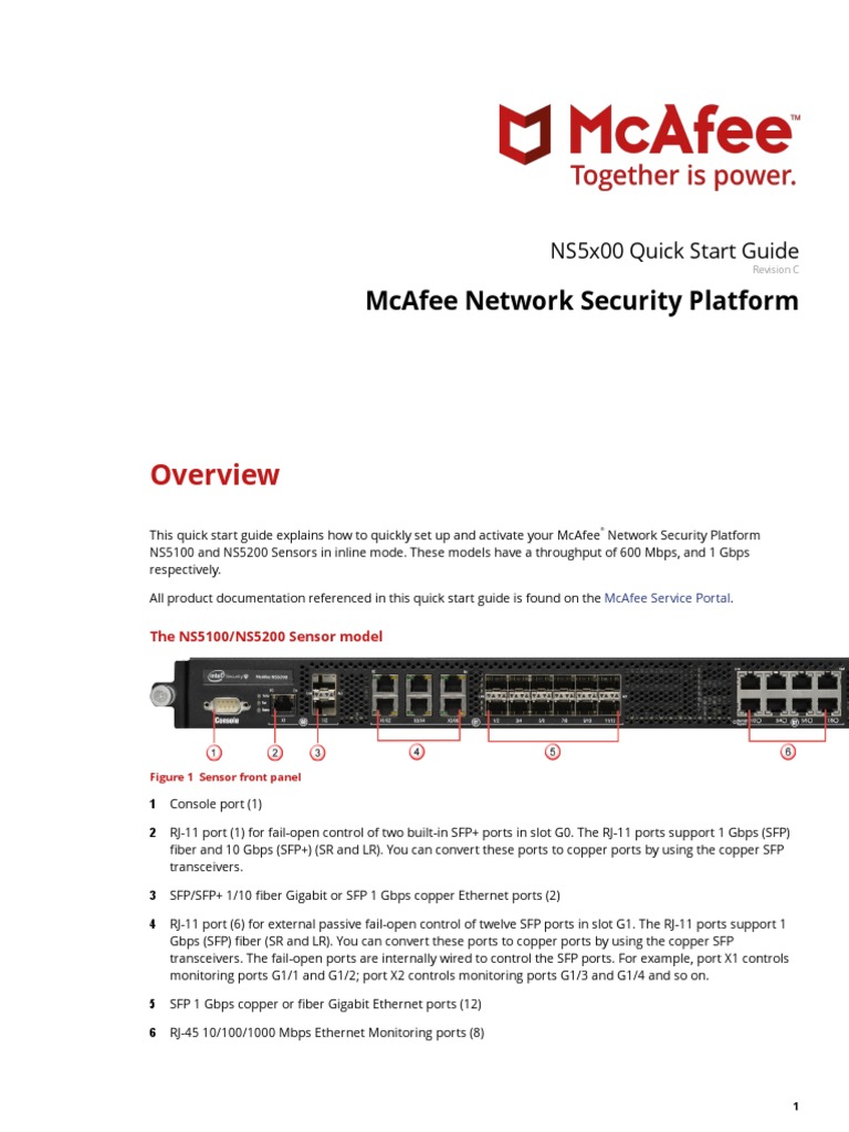 IPS McAfee Guide | PDF | Command Line Interface | Ip Address